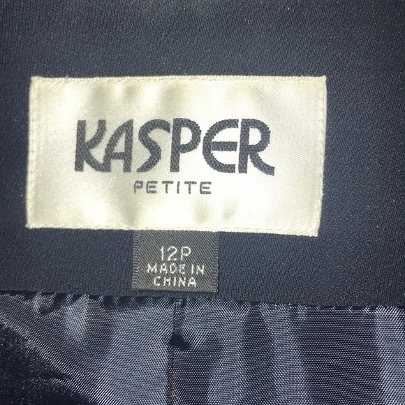 Kasper | Jackets & Coats | Kasper Navy Blue Suit Jacket | Poshmark